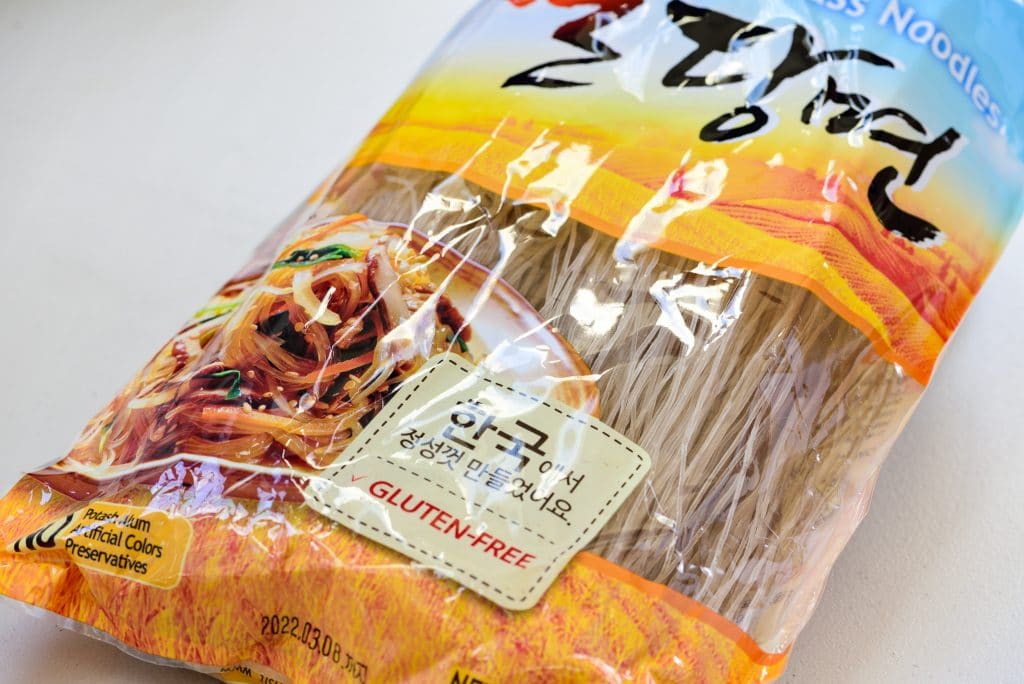 Japchae (Stir-fried Glass Noodles) Recipe - Korean Bapsang