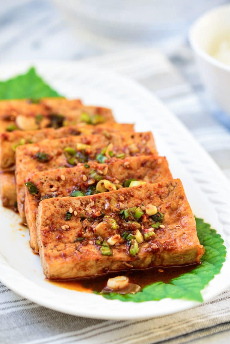 Dubu Jorim (Braised tofu) Recipe - Korean Bapsang