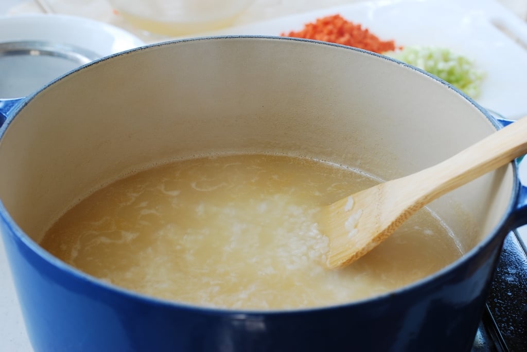 Dakjuk (Chicken Porridge) - Korean Bapsang