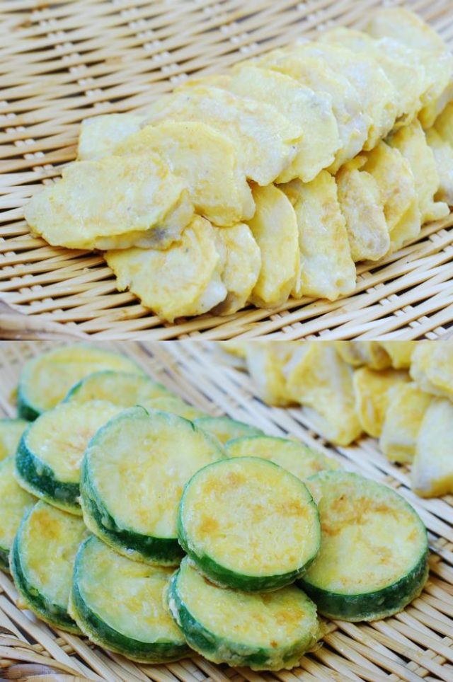 Modeumjeon (Fish, Shrimp and Zucchini Jeon) - Korean Bapsang