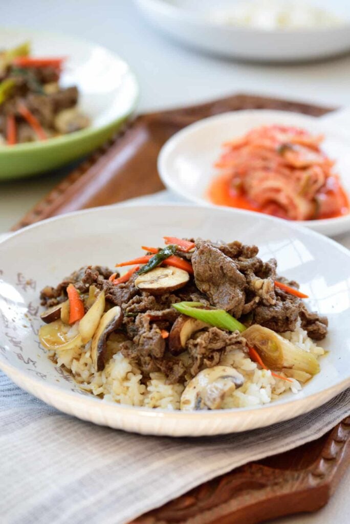 Bulgogi Deopbap Bulgogi Rice Bowl Karinokada