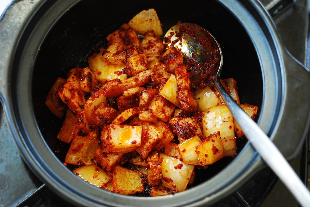Haemul Sundubu Jjigae (Seafood Soft Tofu Stew) - Korean Bapsang