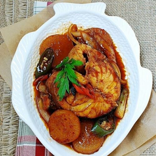 Daegu Jorim (Soy Braised Cod Fish) - Korean Bapsang