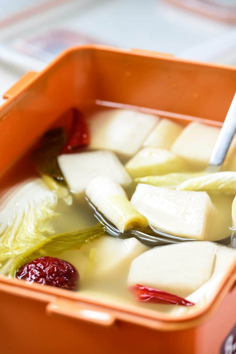 Quick Dongchimi (Radish Water Kimchi) - Korean Bapsang