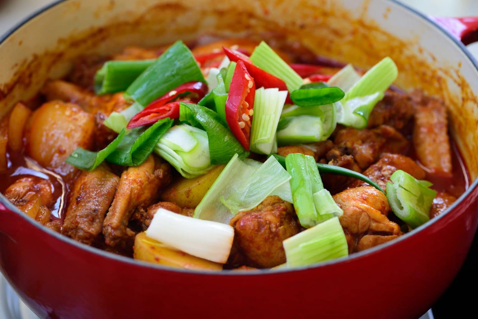 Dakdoritang (Spicy Chicken Stew) - Korean Bapsang