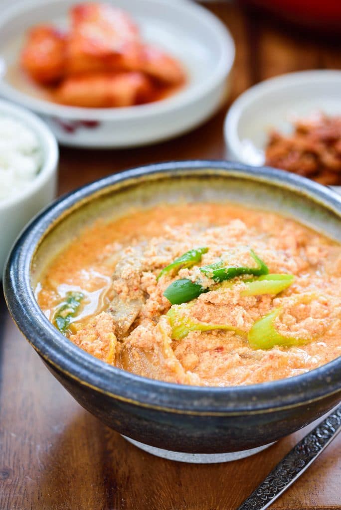 Kongbiji Jjigae (Ground Soybean Stew) - Korean Bapsang