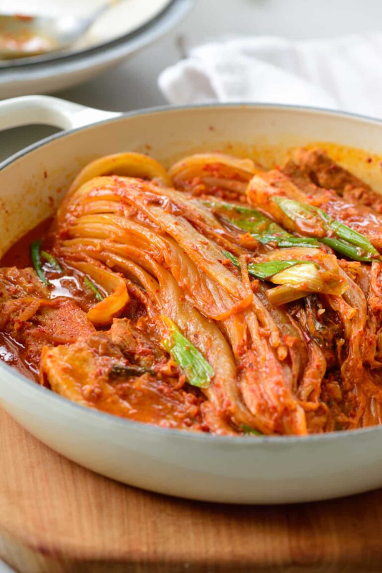 Kimchi Jjim (Braised Kimchi) - Korean Bapsang