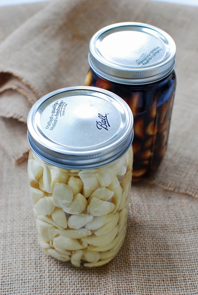 Korean Pickled Garlic