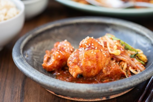 Agujjim (Spicy Braised Monkfish) - Korean Bapsang