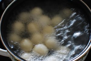 Danpatjuk (Sweet Red Bean Porridge) - Korean Bapsang