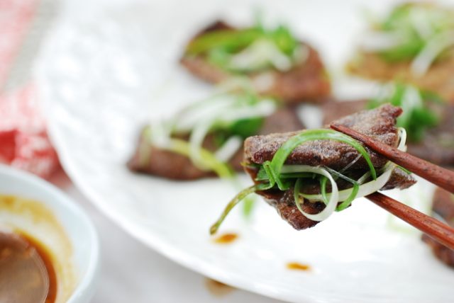Yukjeon (Pan-fried Battered Beef) - Korean Bapsang