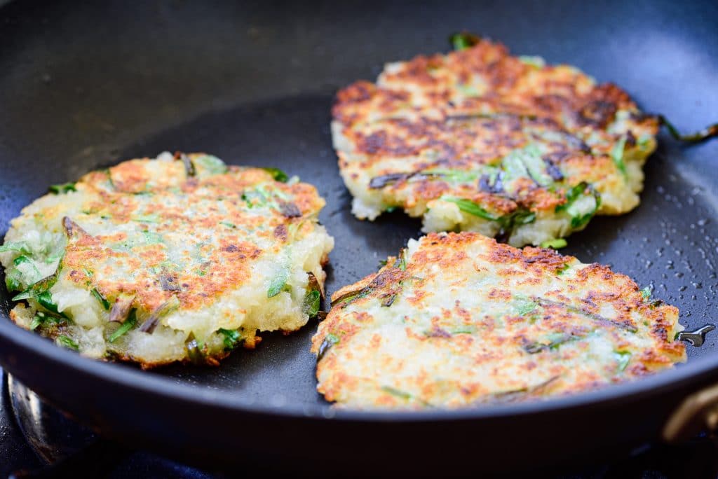 Gamjajeon (Potato Pancakes) - Korean Bapsang