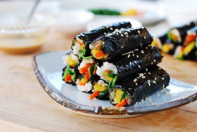 Vegan Kimbap - Korean Bapsang