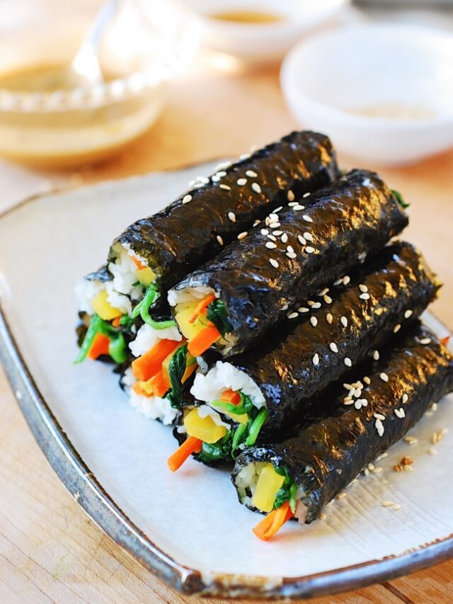 Mini Gimbap - Korean Bapsang