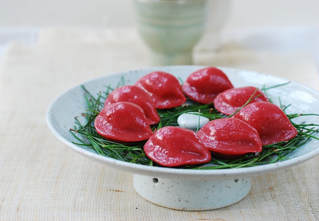 Beet Songpyeon - Korean Bapsang