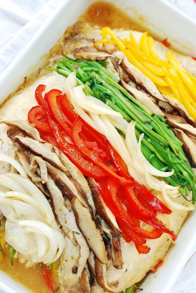 Saengseon Jjim (Baked fish) - Korean Bapsang