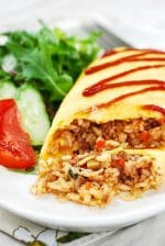 Omurice (Omelette Rice) - Korean Bapsang