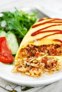 Omurice (Omelette Rice) - Korean Bapsang