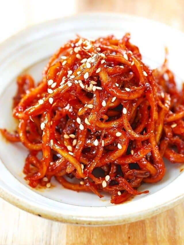 Ojingeochae Muchim - Korean Bapsang