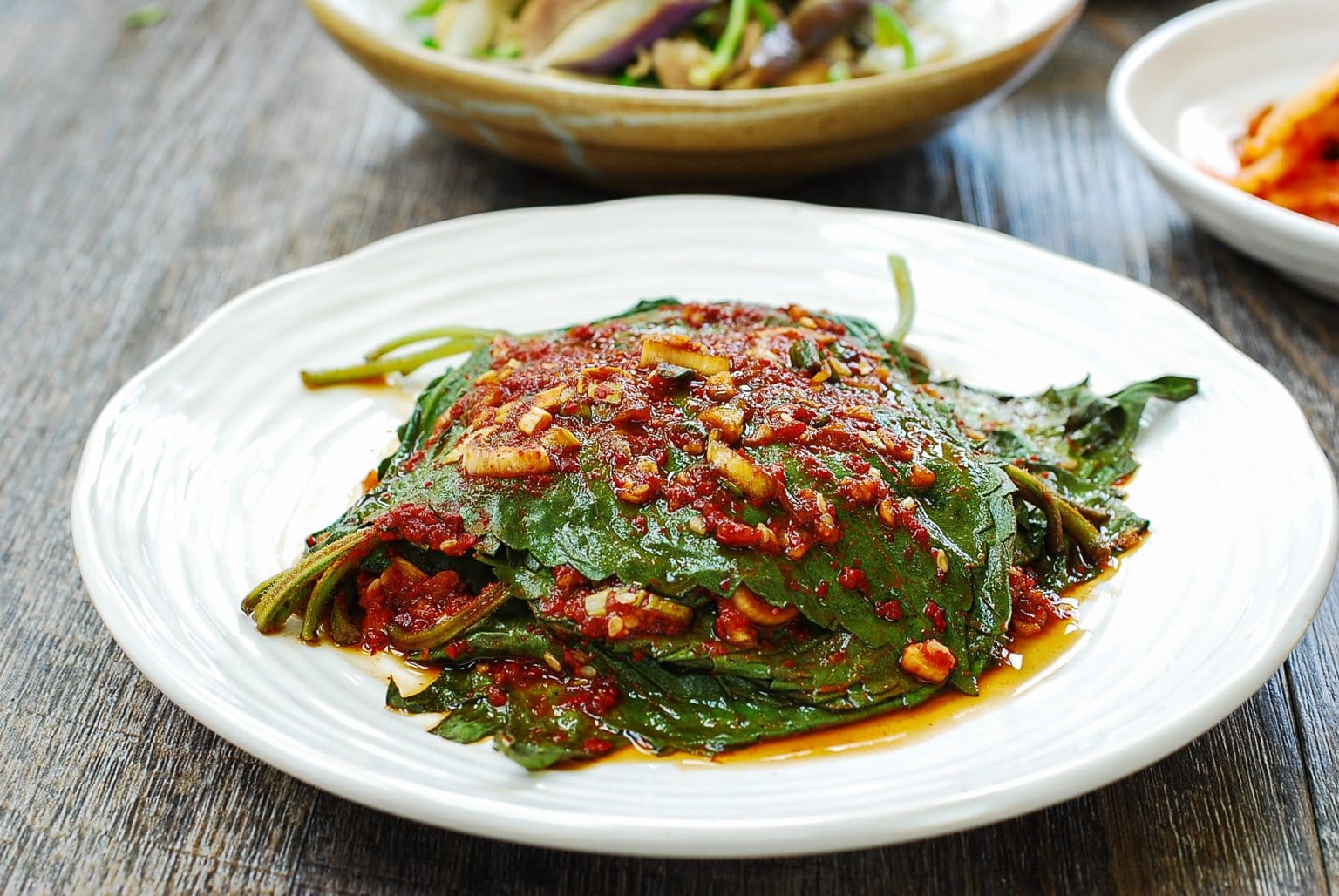 Kkaennip Jjim (Steamed Perilla Leaves) - Korean Bapsang