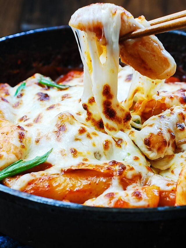 Cheese Tteokbokki - Korean Bapsang
