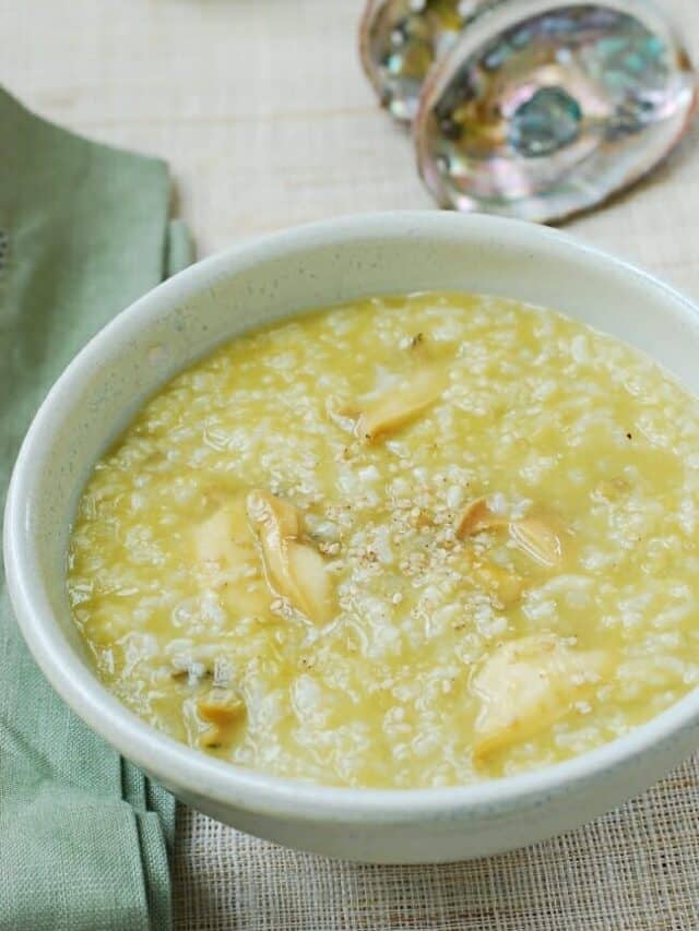 Jeonbokjuk (Abalone Porridge) - Korean Bapsang