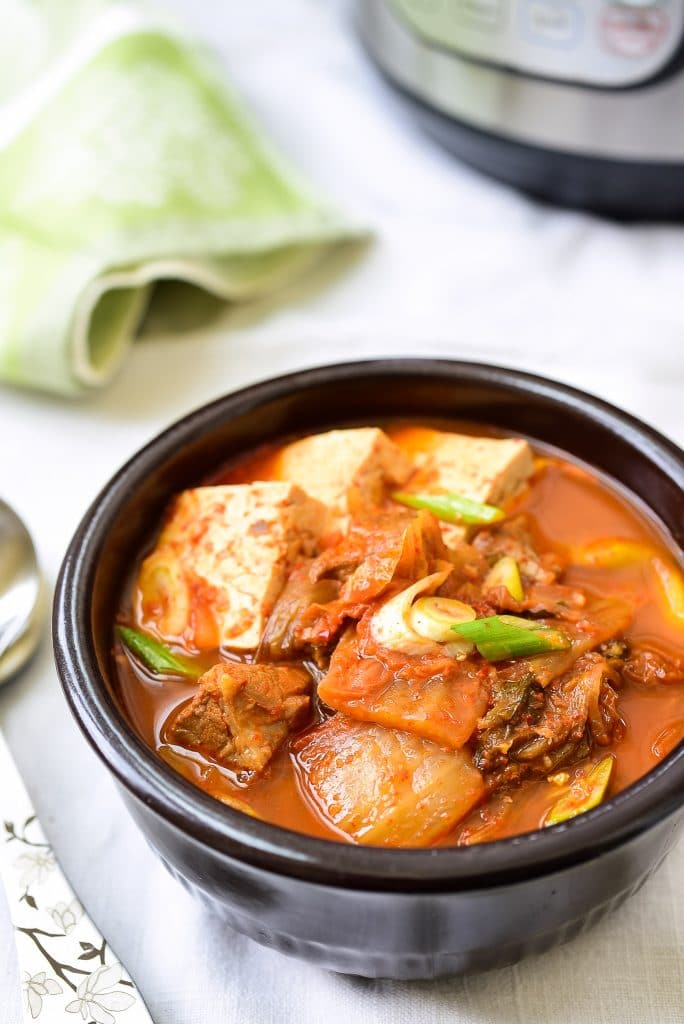 Instant Pot Kimchi Jjigae (Kimchi Stew) - Korean Bapsang