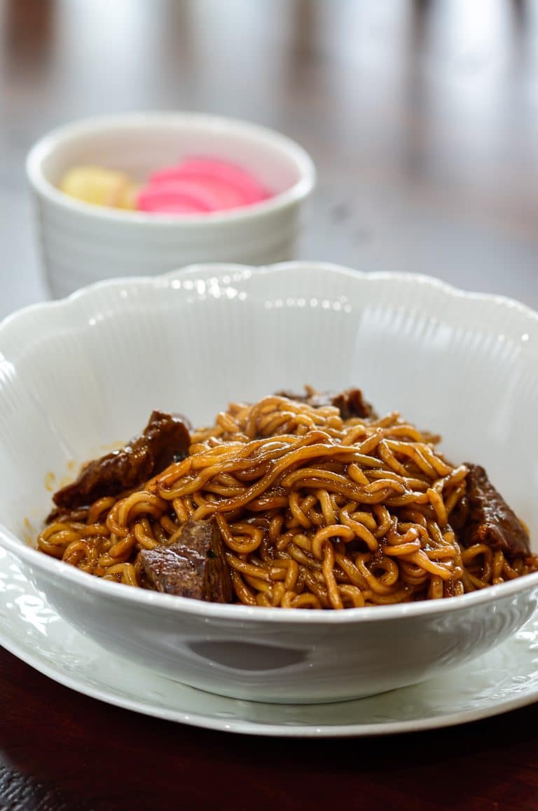 Jjapaguri with Steak from Movie Parasite - Korean Bapsang