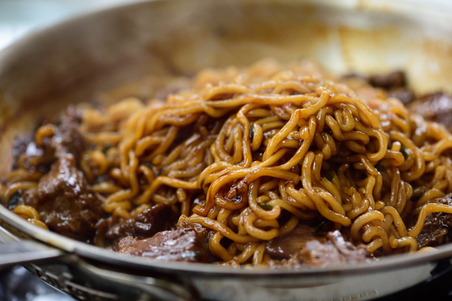 Jjapaguri with Steak from Movie Parasite - Korean Bapsang