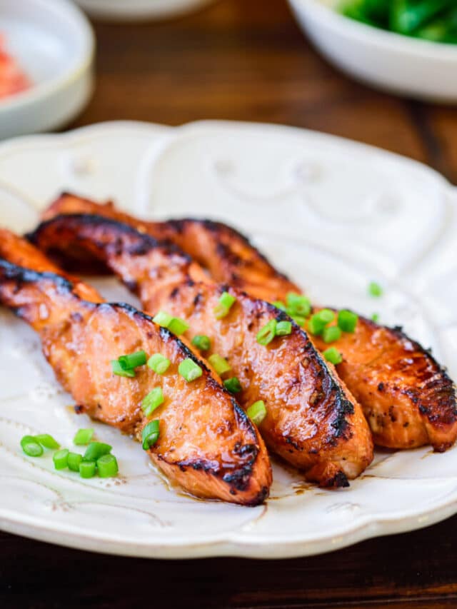 Salmon Bulgogi - Korean Bapsang