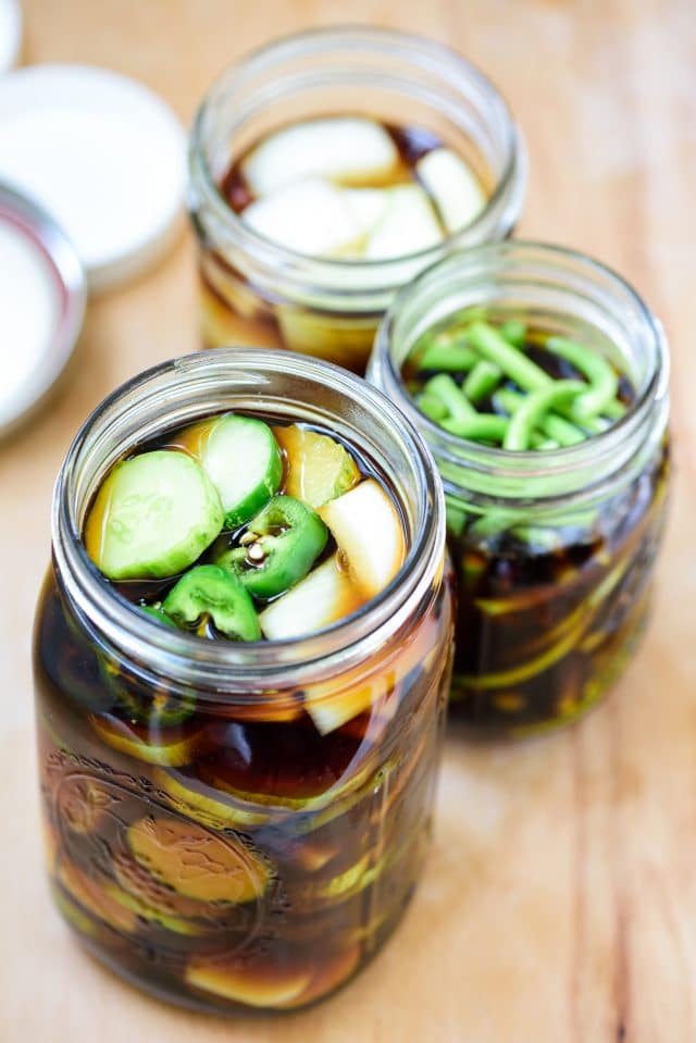 Jangajji (Korean Pickles in Soy Sauce) - Korean Bapsang