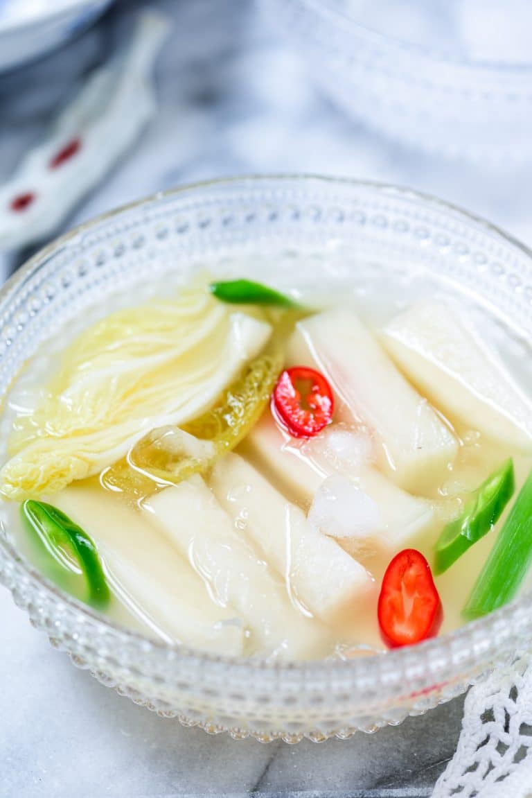 Quick Dongchimi (Radish Water Kimchi) - Korean Bapsang
