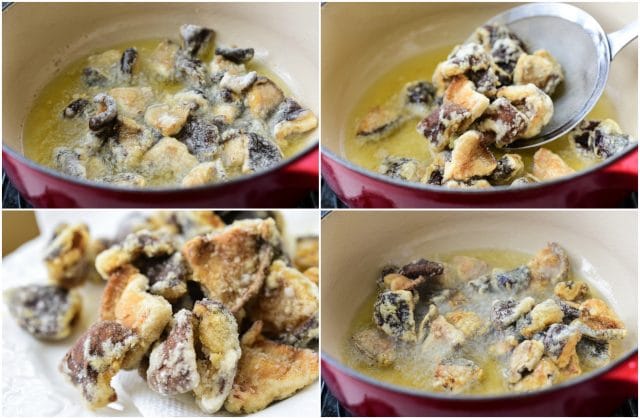 Beoseot Gangjeong (Sweet Crispy Mushrooms) - Korean Bapsang