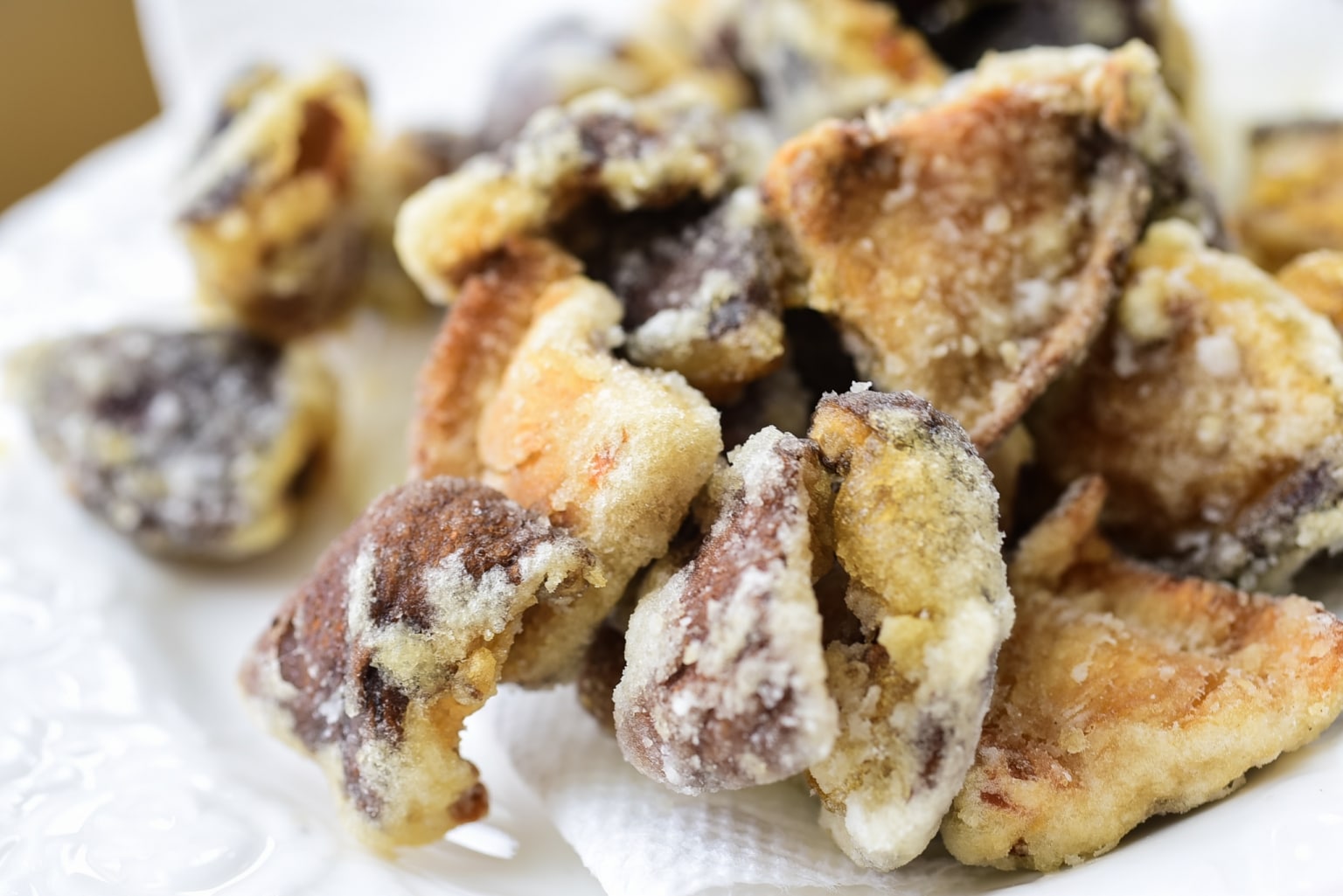 Beoseot Gangjeong (Sweet Crispy Mushrooms) - Korean Bapsang