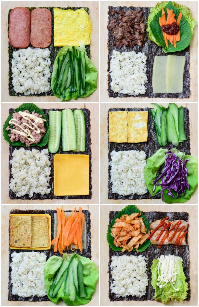 Folded Kimbap (or Gimbap) - Korean Bapsang