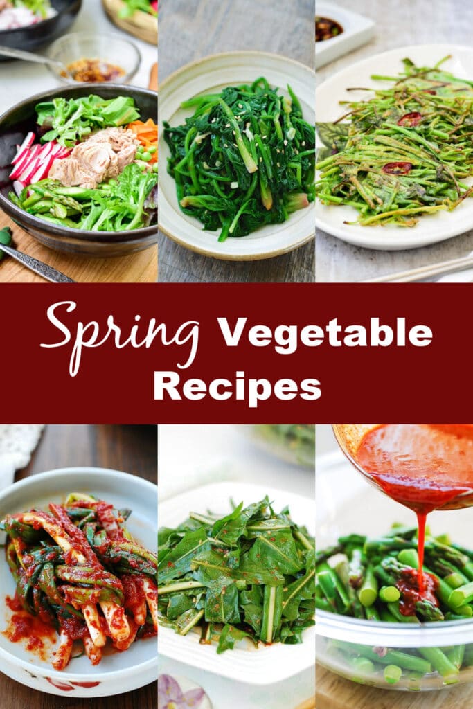 Spring Vegetable Recipes - Korean Bapsang