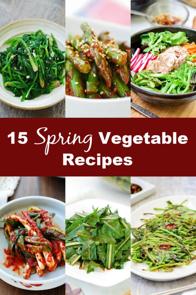 15 Spring Vegetable Recipes - Korean Bapsang